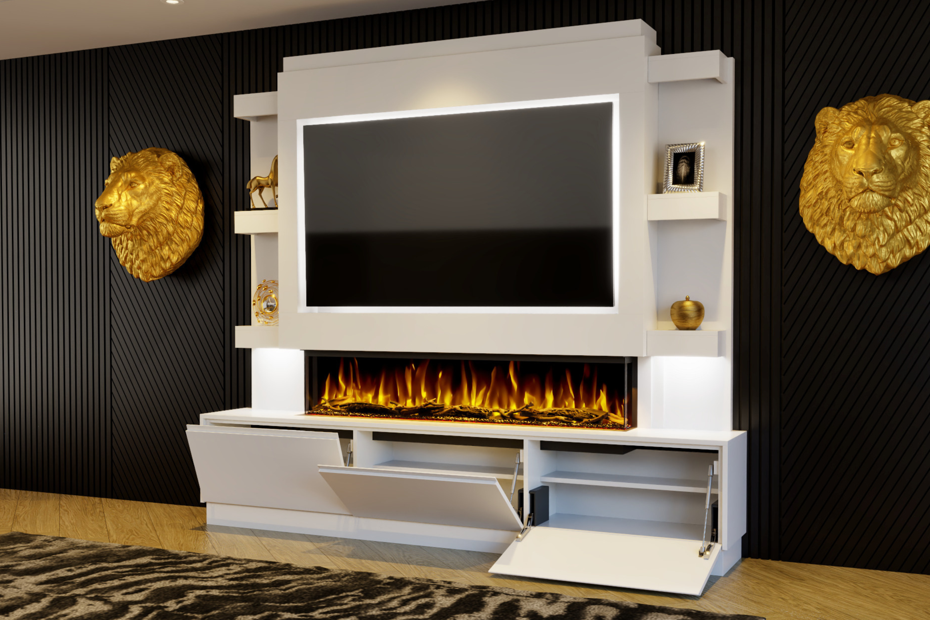 Pre-Built Media Walls