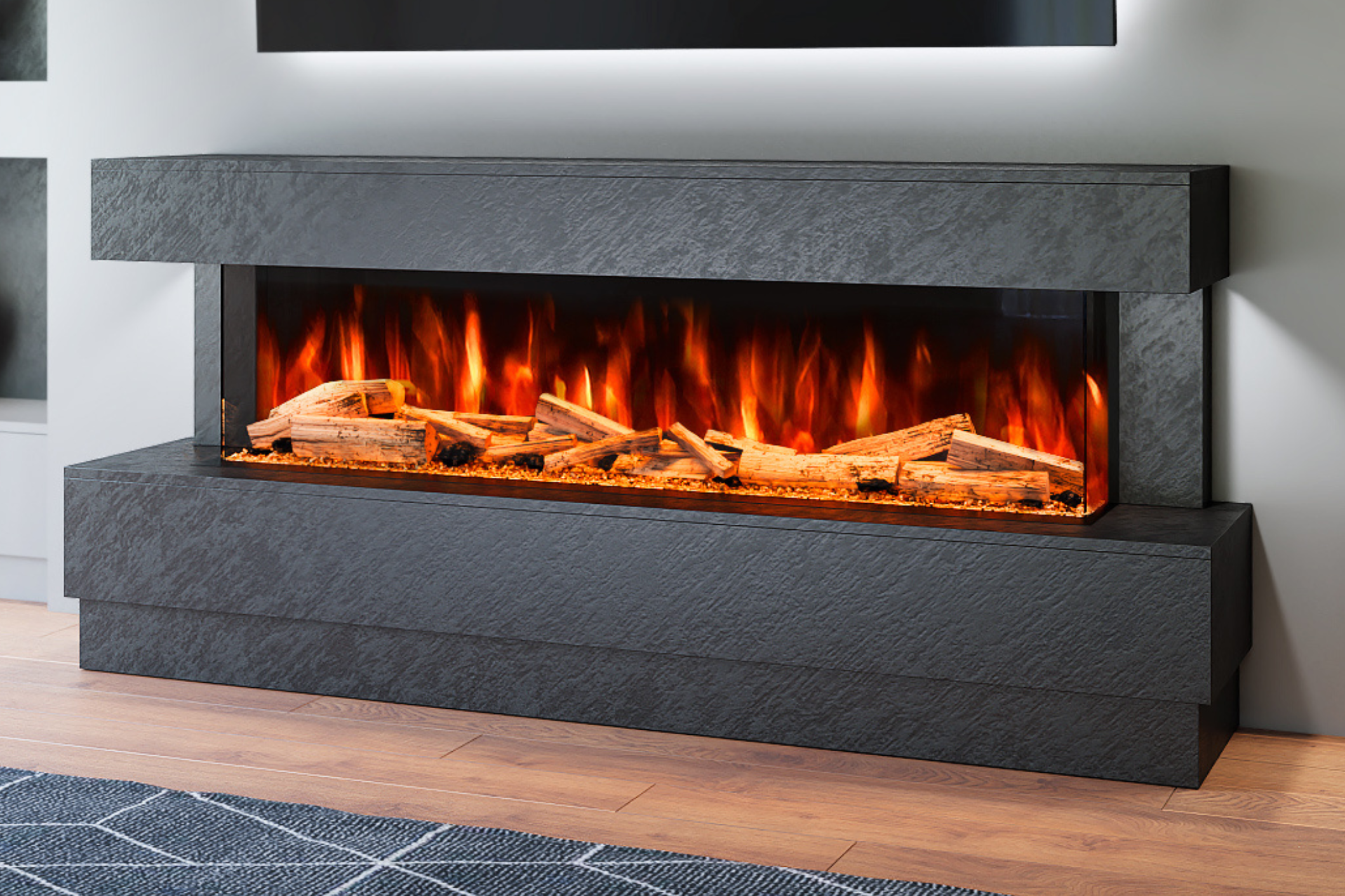 Electric Fireplace Suites – Pre-Built Media Walls