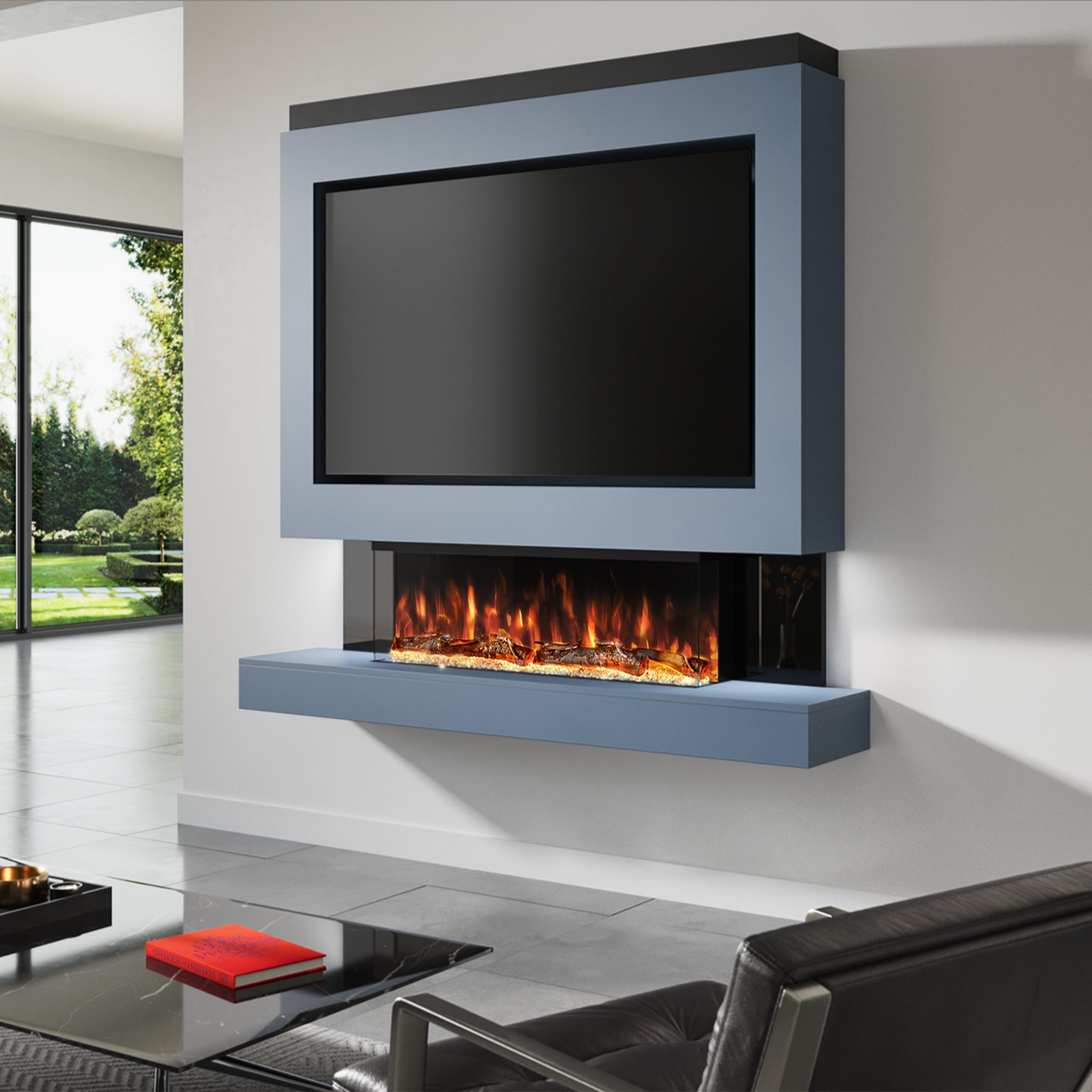 Pre-Built Media Wall - Find Your Dream Electric Fire & Media Wall Here